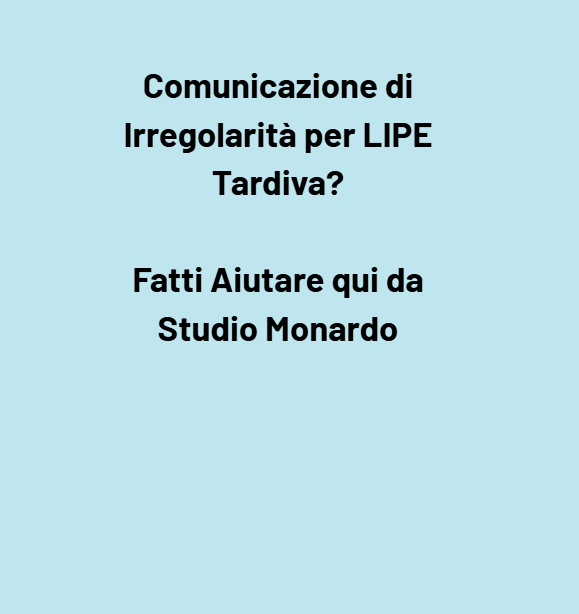 Comunicazione di Irregolarità per LIPE Tardiva: Come Difendersi ...